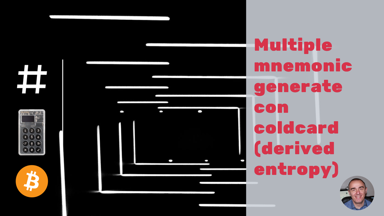 Bitcoin Multiple Mnemonic Generate Con Coldcard Derived Entropy E Strategia Di Backup
