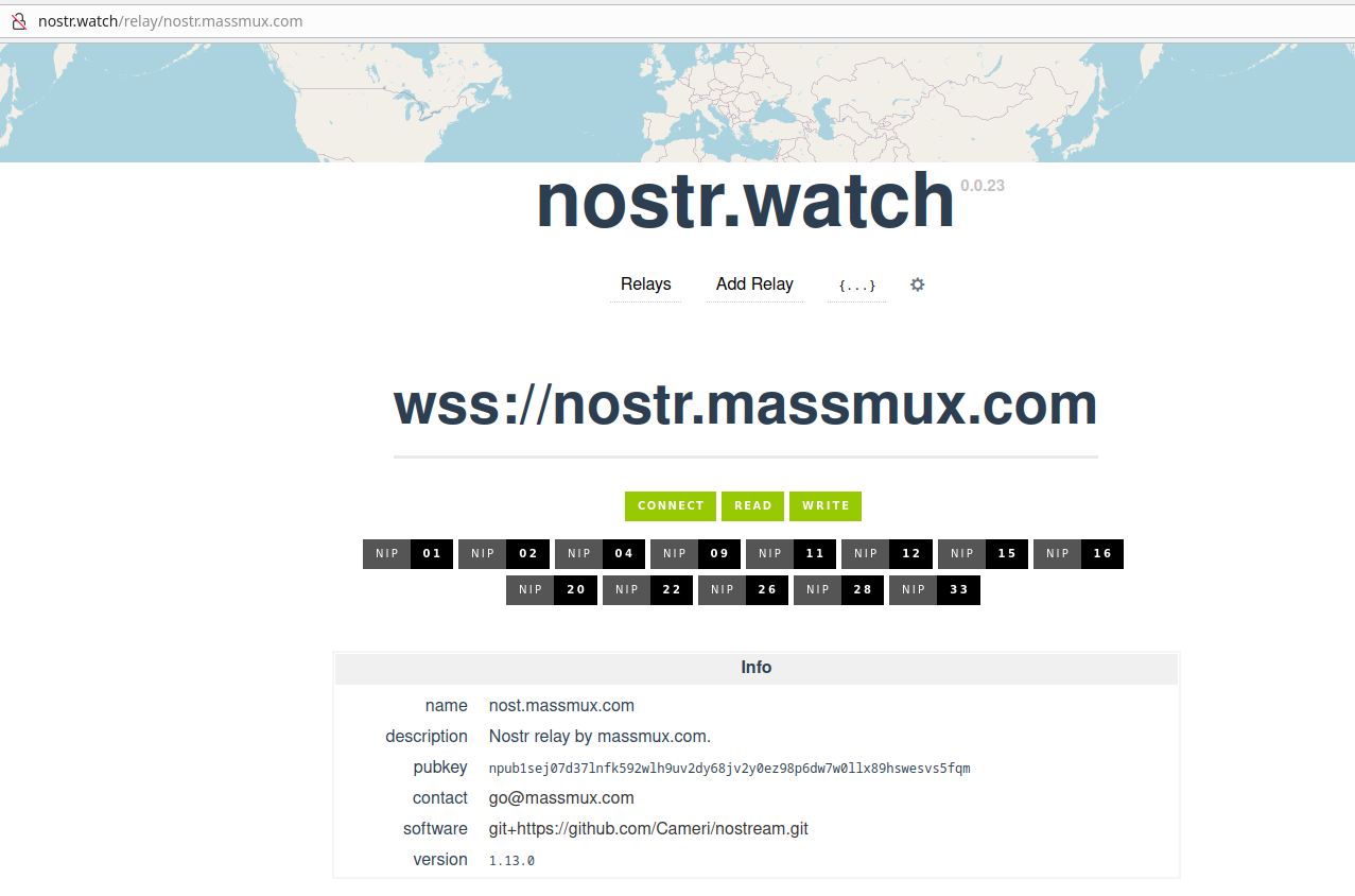 Install a nostr relay - nostream - Massimo (Max) Musumeci